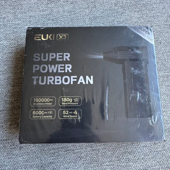 EUKI | Office | Euki Compressed Air Duster5000rpm Electric Air Duster Cordless Rechargeable ...